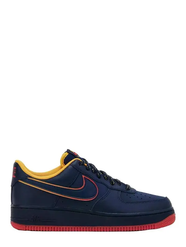 Nike Air Force 1 Low Retro Lettering Sneakers - Blue