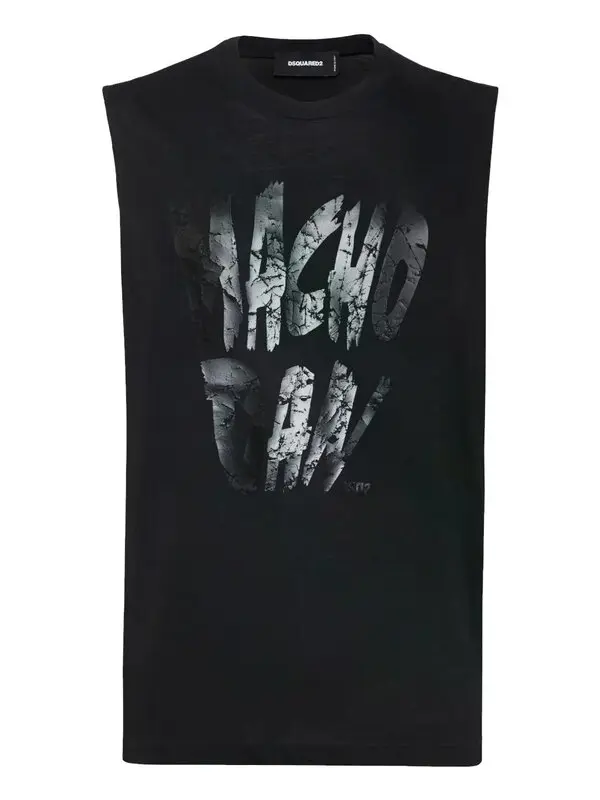 Dsquared2 Text-print Tank Top - Black