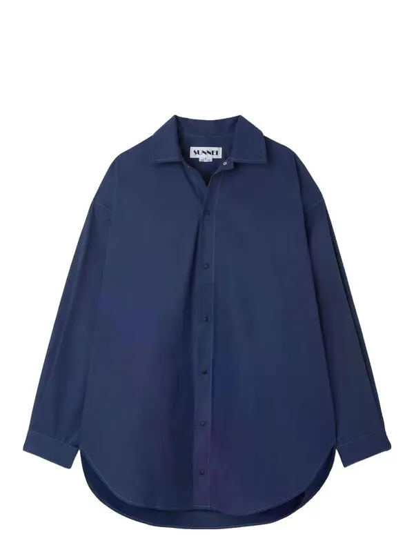 Sunnei Mega Overshirt - Blue