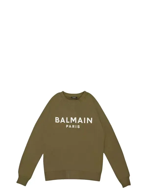 Balmain Printed Sweatshirt - Green