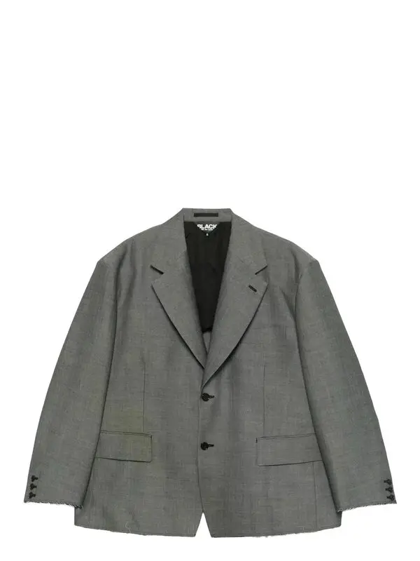 BLACK COMME DES GARÇONS Herringbone Blazer - Grey