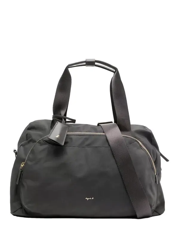 AGNÈS B. Round-shape Holdall - Grey