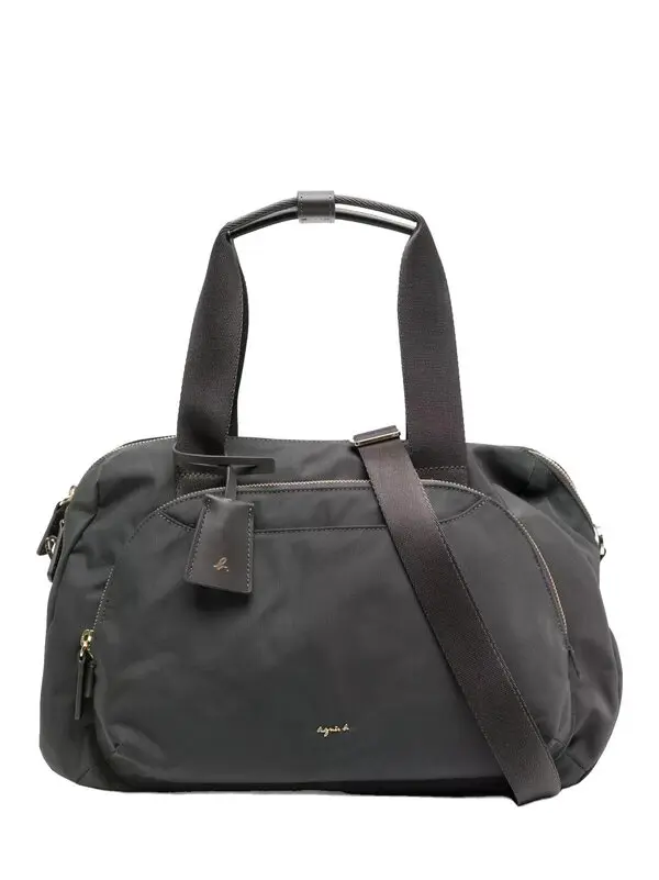 AGNÈS B. Round-shape Holdall - Grey