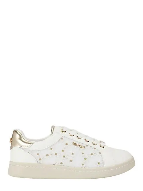 Carvela Fiora Faux-leather Low-top Trainers - White/oth