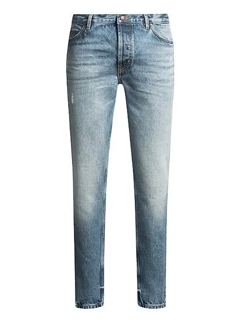 Hugo Slim-fit Straight-leg Denim Jeans - Medium Blue