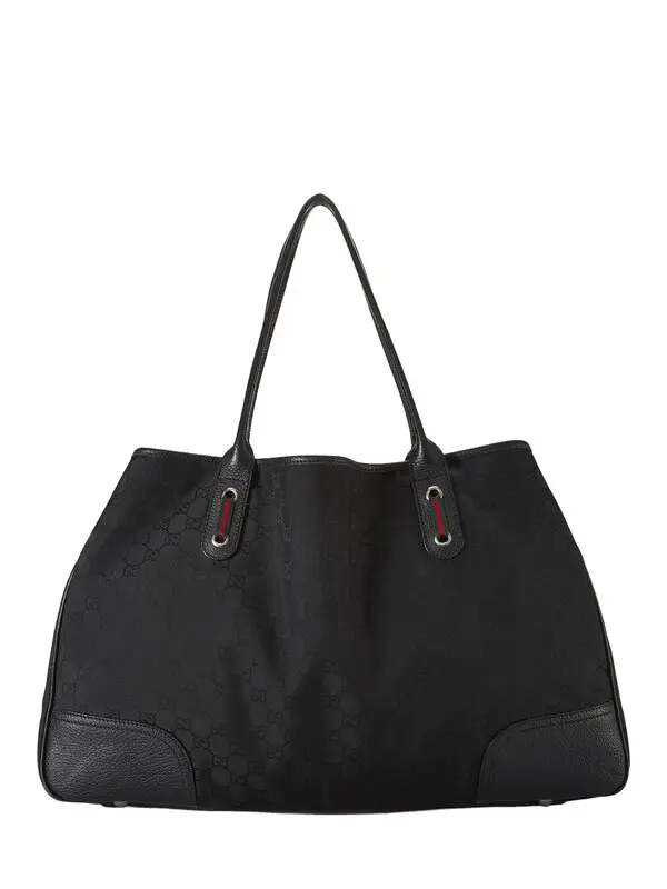 Gucci Gg Nylon Princy Tote - Black