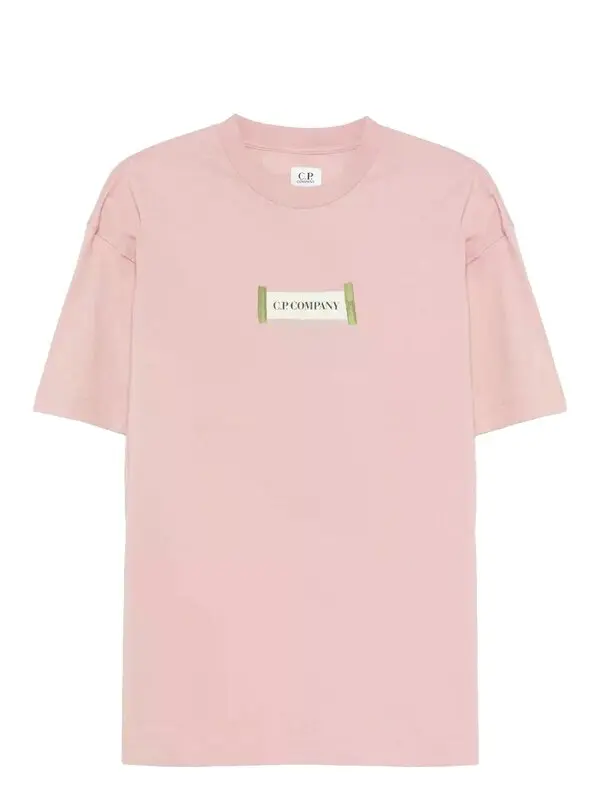 C.P. COMPANY Logo-print T-shirt - Pink
