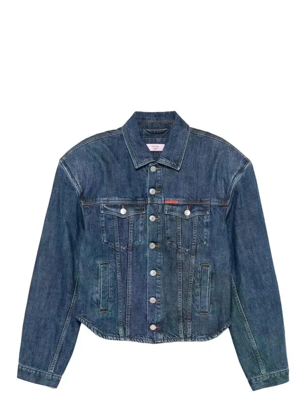 Martine Rose Denim Trucker Jacket - Blue
