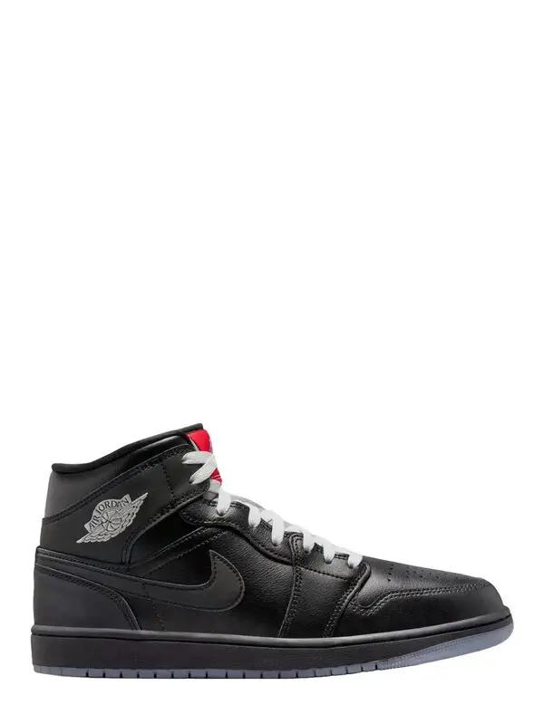 JORDAN Air 1 Mid Se Metallic Sneakers - Black