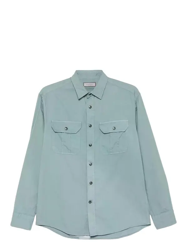 Canali Twill Shirt - Blue