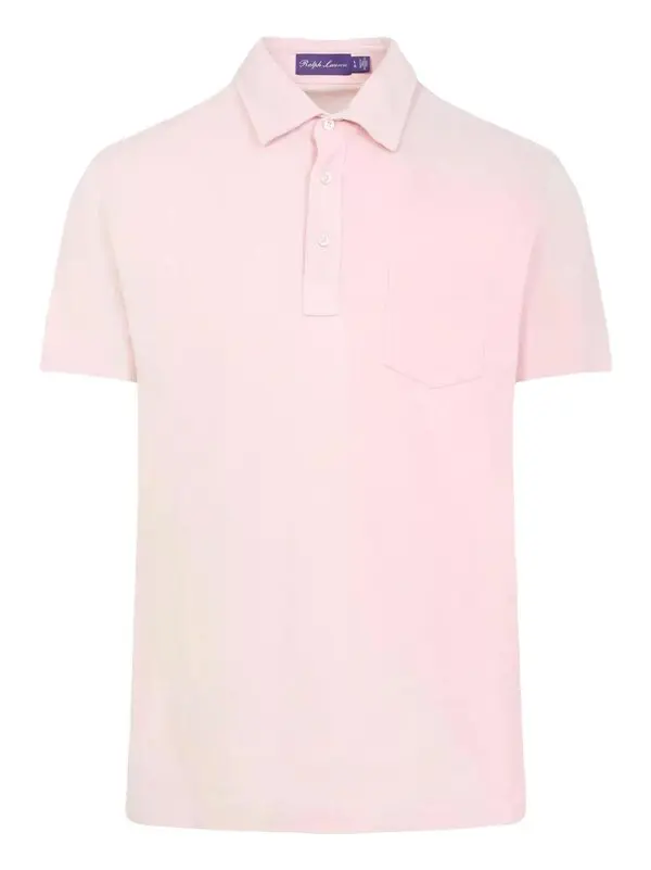Ralph Lauren Purple Label Piqué-weave Polo Shirt - Pink