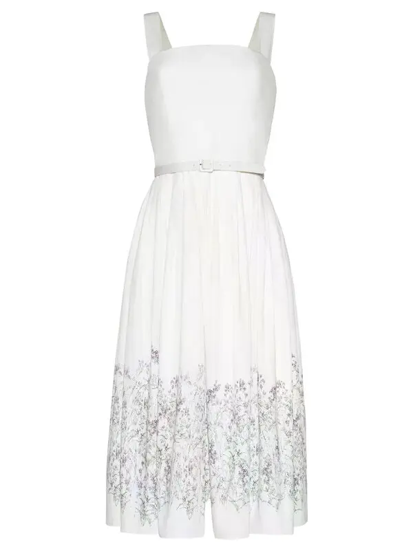 Adam Lippes Hoban Midi Dress - White