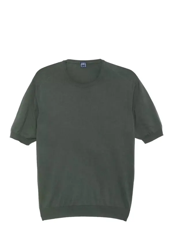Fedeli Fine-knit T-shirt - Green