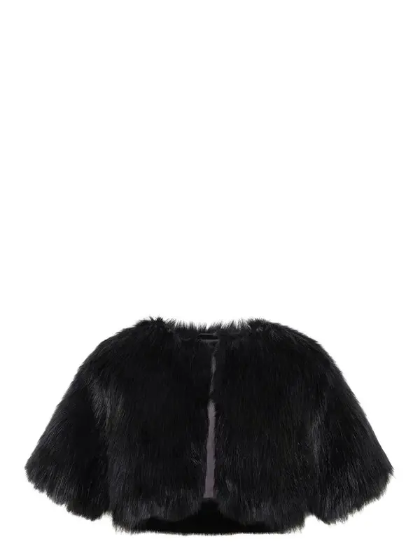 UNREAL FUR Love A Fur Bolero - Black