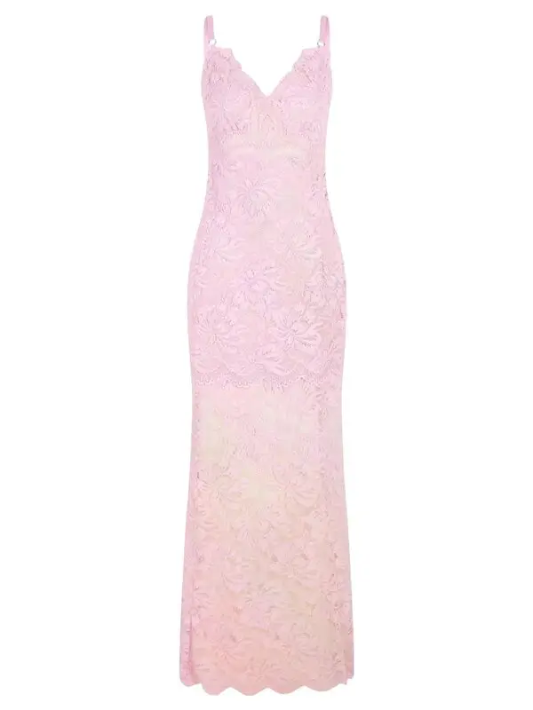 Rabanne Lace Dress - Pink