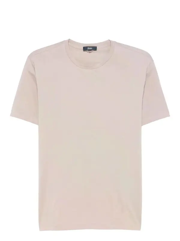 Herno Lightweight-jersey T-shirt - Neutrals