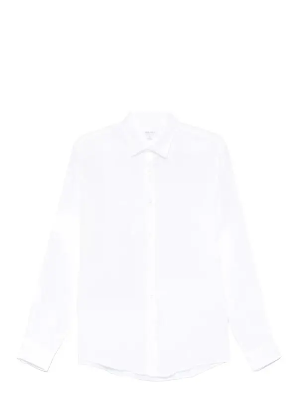 Sunspel Linen Shirt - White