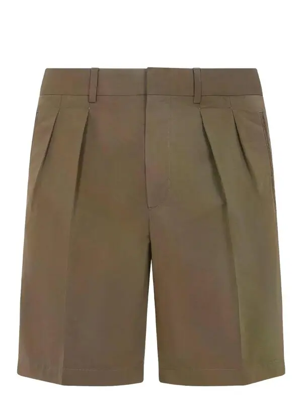 TOM FORD Poplin Tailored Shorts - Brown