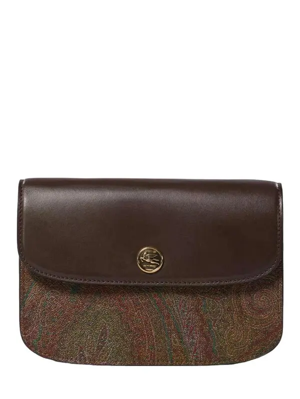 Etro Paisley Print Cross Body Bag - Brown
