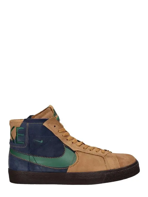 Nike Zoom Blazer Mid Premium Patchwork - Legend Dark Brown/obsidian/light British Tan
