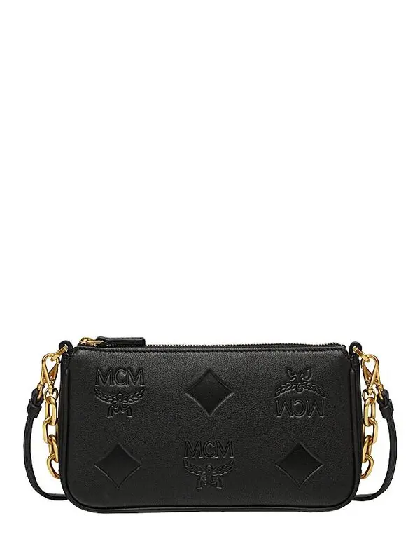 Mcm Aren Chain Crossbody - Black