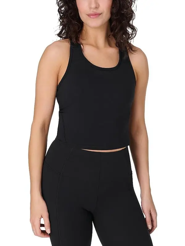 Sweaty Betty Power Impact Crop Tank Top - Black