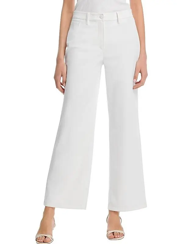 T Tahari Wide Leg Pants - White Star