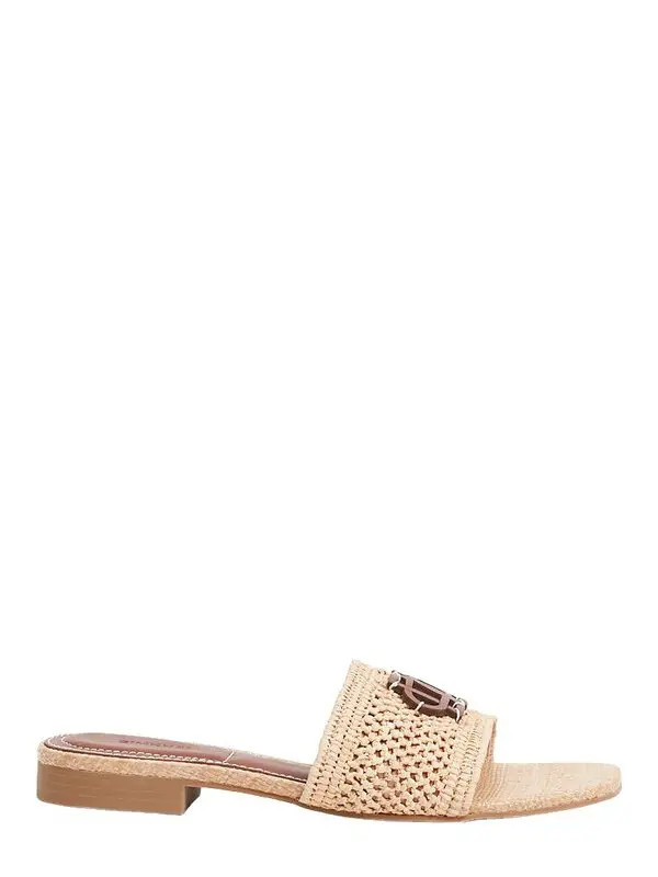 Simkhai Delphi Raffia Sandals - Natural