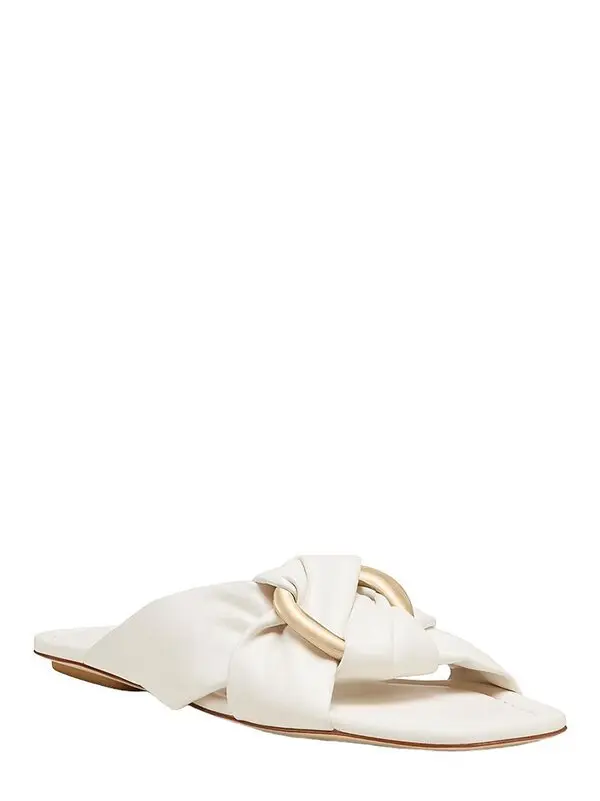 STUART WEITZMAN Cece Slide Sandals - Cream