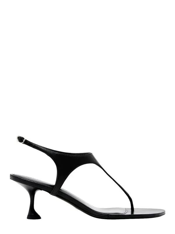 Proenza Schouler 60mm Slash Sandals - Black