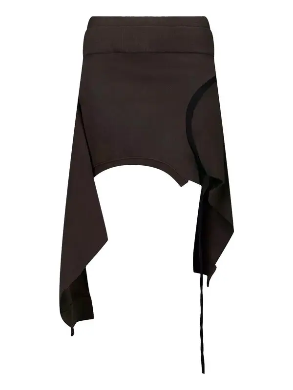 Ottolinger Upside Down Mini Skirt - Brown