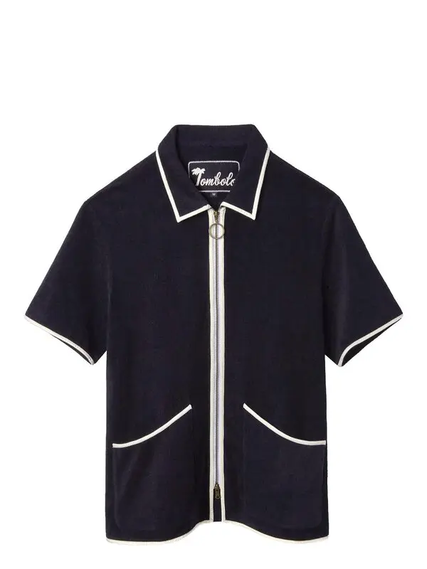 TOMBOLO Standard Issue Cabana Shirt - Midnight Blue