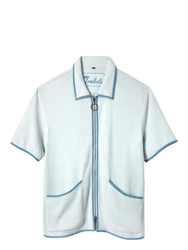 TOMBOLO Standard Issue Cabana Shirt - Sky Blue