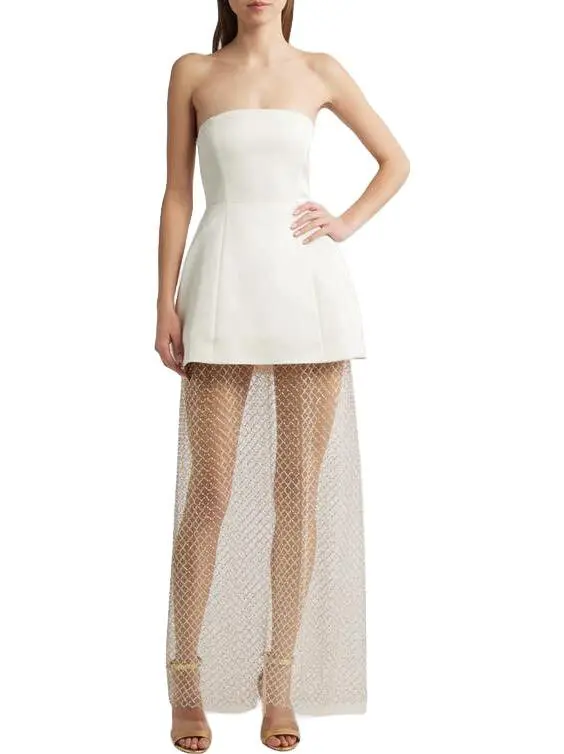 DELFI COLLECTIVE Gemma Netted Gown - Ivory