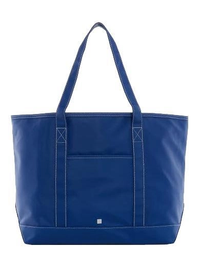 TRVL DESIGN Bell Coated Canvas Maxi Tote - Blue