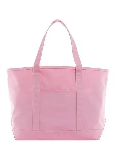 TRVL DESIGN Peony Printed Coated Canvas Maxi Tote - Pink