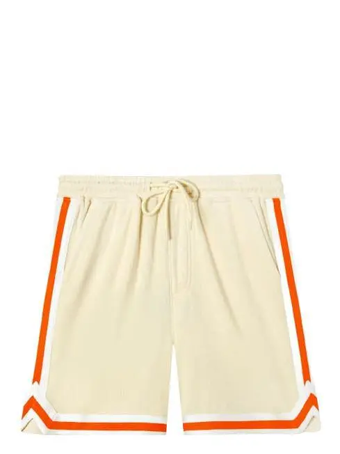 TOMBOLO Crouching Tiger, Hidden Beverage' Shorts - Beige/orange