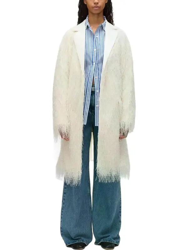 3.1 Phillip Lim Fringe Tailored Coat - Neutrals