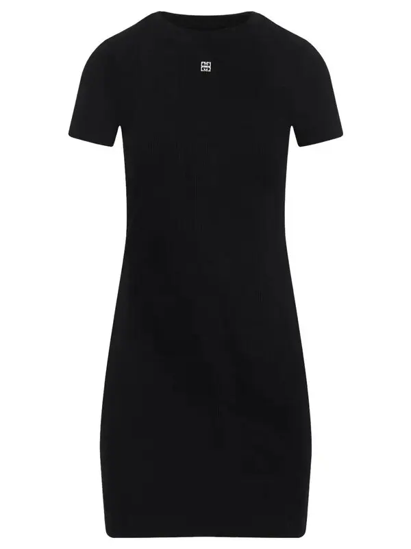 Givenchy Logo-appliqué Dress - Black