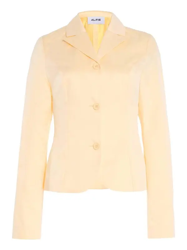 ALFIE Cotton Twill Alma Jacket - Yellow