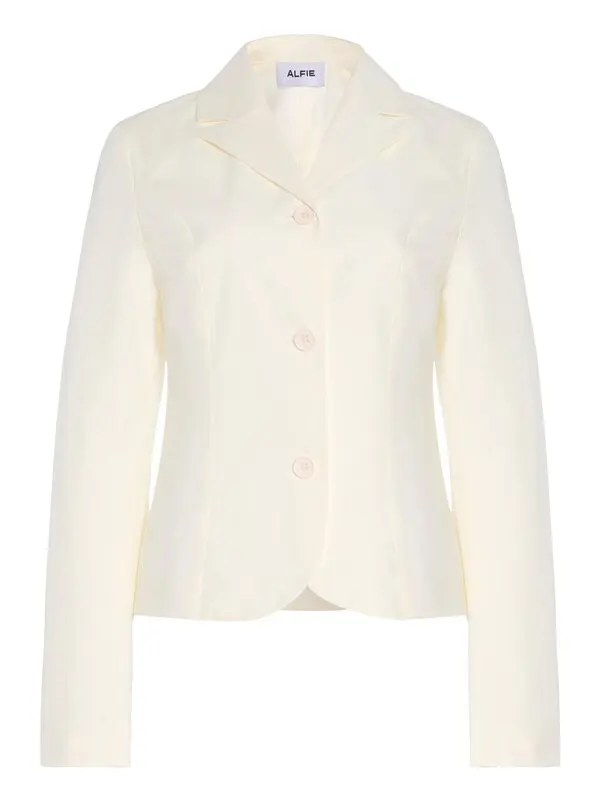 ALFIE Cotton Blazer - White