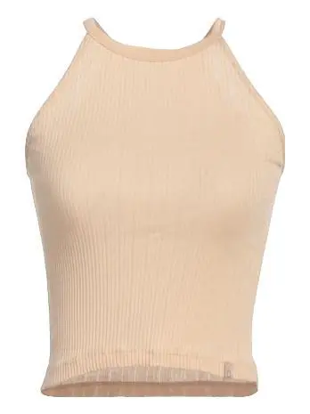 OTTOD'AME Solid Jersey Top - Beige