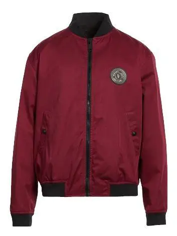 Versace Woven Bomber Jacket - Red