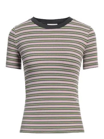 OTTOD'AME Striped Jersey T-shirt - Grey