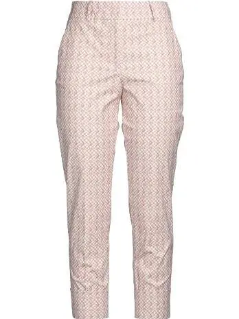 Peserico Tapered Geometric-print Pants - White