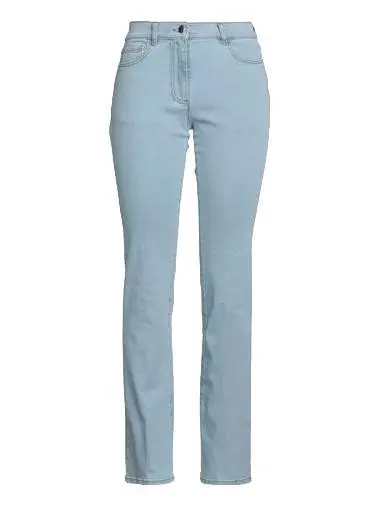 Peserico Flared Jeans In Light Wash Denim - Blue