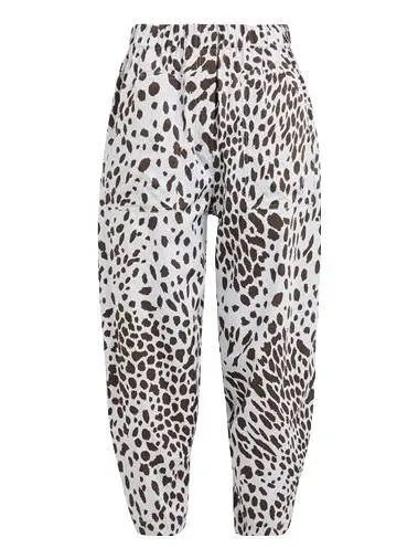 OTTOD'AME Tapered Animal Print Pants - Grey