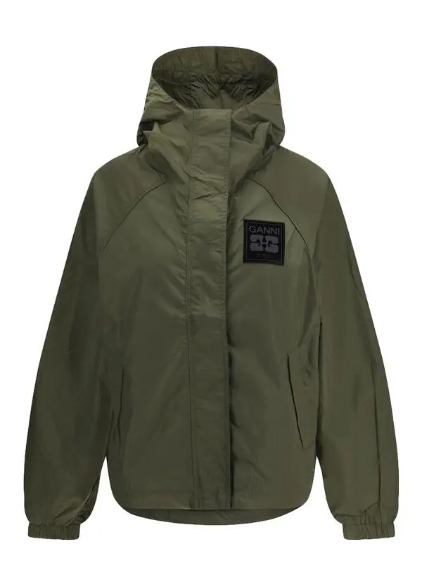 GANNI Waterproof Jacket - Green
