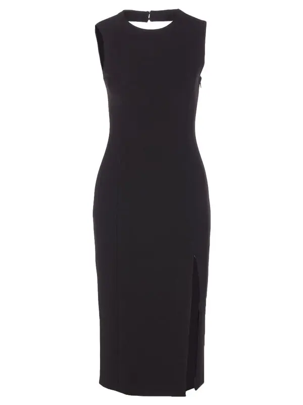 Liu Jo Midi Dress With Jewel Details - Black