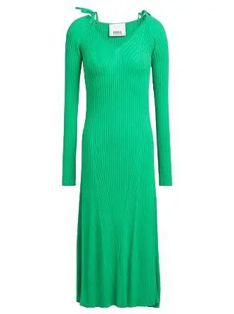 Erika Cavallini Flared Midi Dress - Green